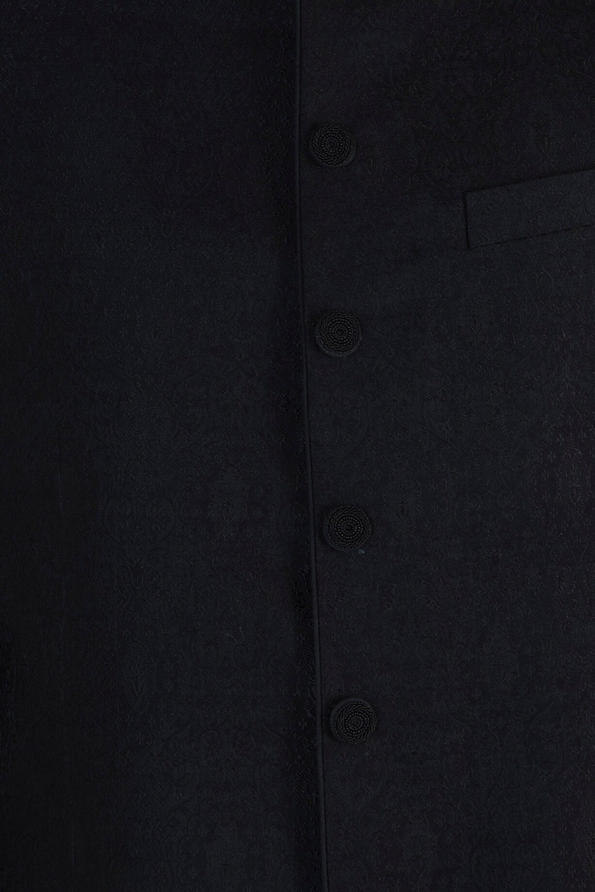 Black jodhpuri jacket available only at Pernia's Pop Up Shop. 2024