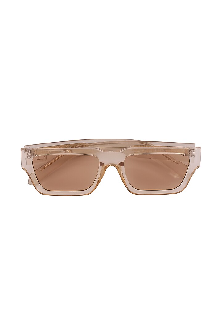 Yellow UV Protected Sunglasses by Wendell Rodricks x MacV at Pernia's ...