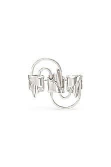 White Finish Mercury Valor Ring In Sterling Silver Design by Zoharet at ...